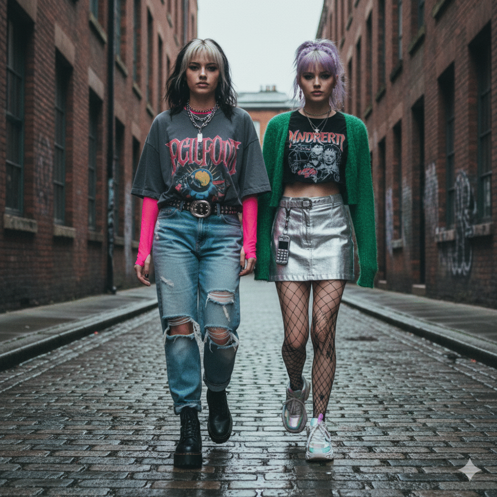 Grunge Aesthetic Fashion Guide: Outfits, Types & Modern Influence - FXLB NY